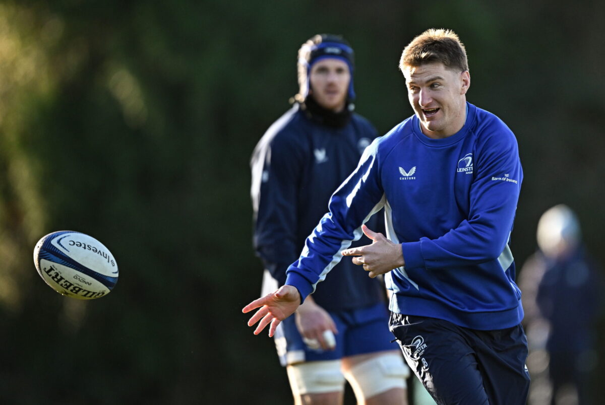 Leinster Rugby - Tommy O'Brien ruled out, Jordie Barrett to start