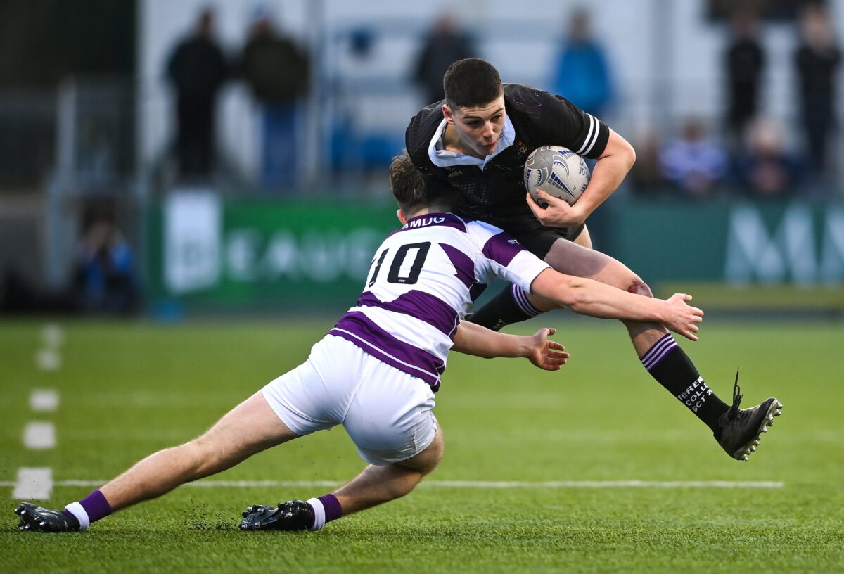 Leinster Rugby - Terenure edge Clongowes in a Senior Schools Cup classic